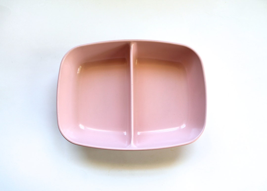 Vintage 1950's/1960's Brook Park Pink Melamine Divided Tray - Etsy