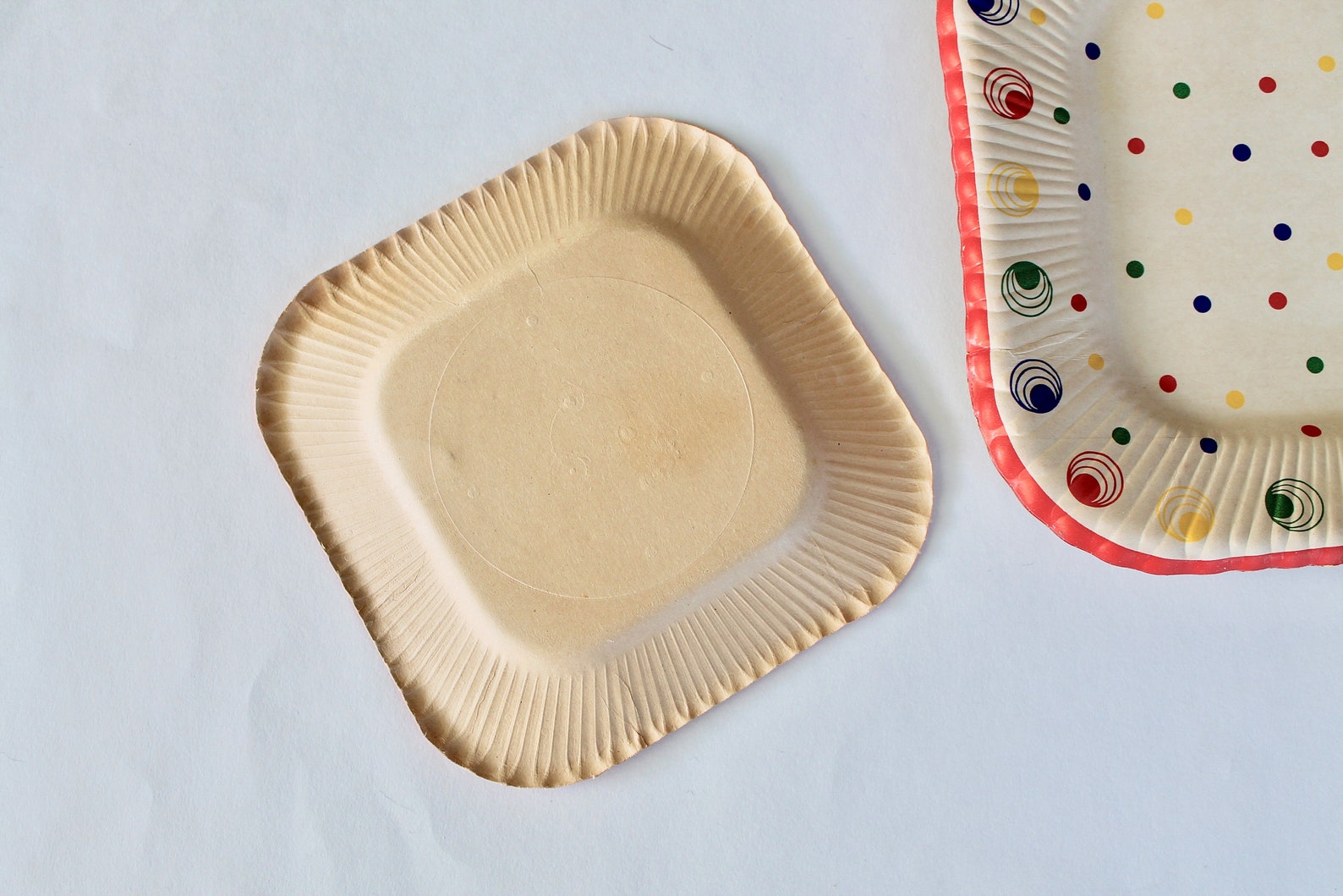 Vintage 1950s Polka Dot Birthday Party Paper Plate Lot of 3 | Etsy