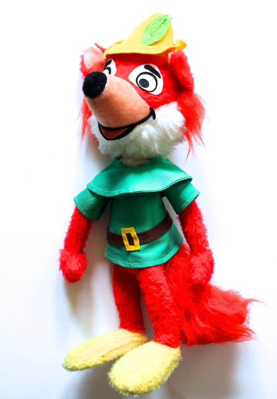 Vintage 1970's Disney Robin Hood Plush Doll Rare | Etsy