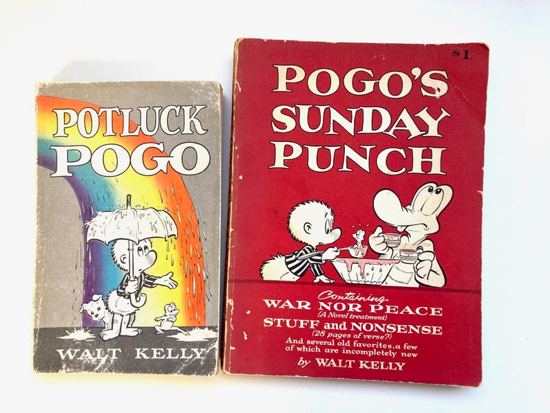 Vintage 1950's-60's Walt Kelly Pogo Comic Strip Book Lot of 2! - Etsy