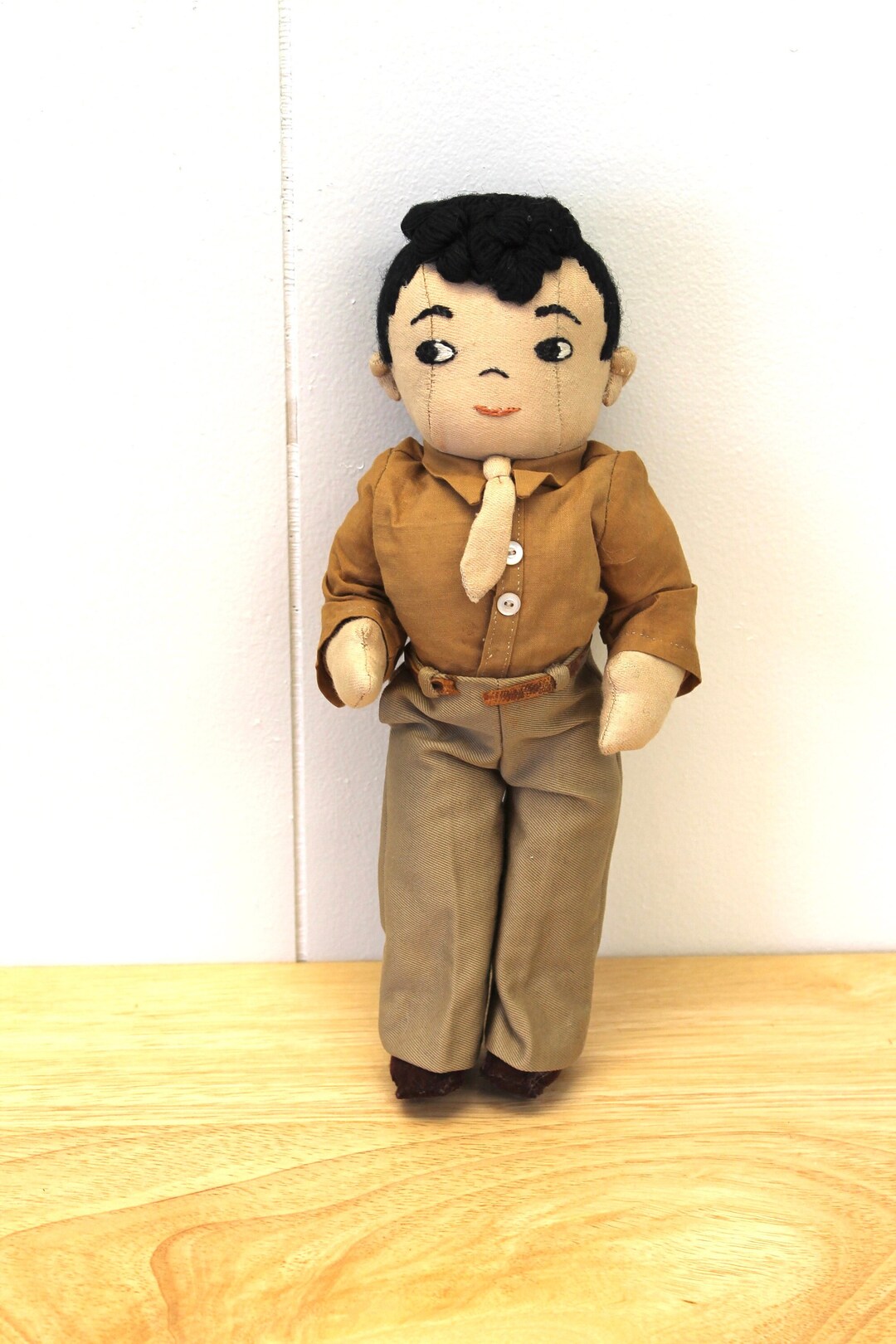 Vintage 1940's WW2 Soldier Handmade Doll With Cool Details! - Etsy