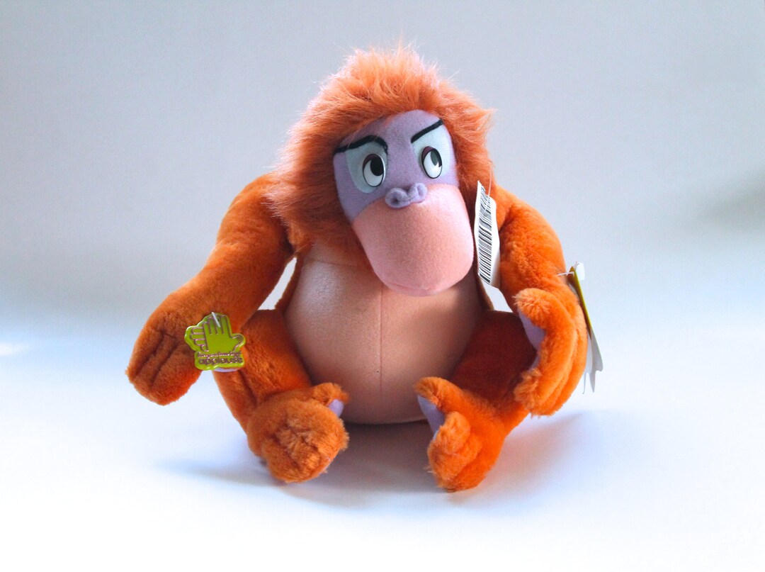 Vintage 1990's Applause Disney the Jungle Book King Louie Plush Doll ...