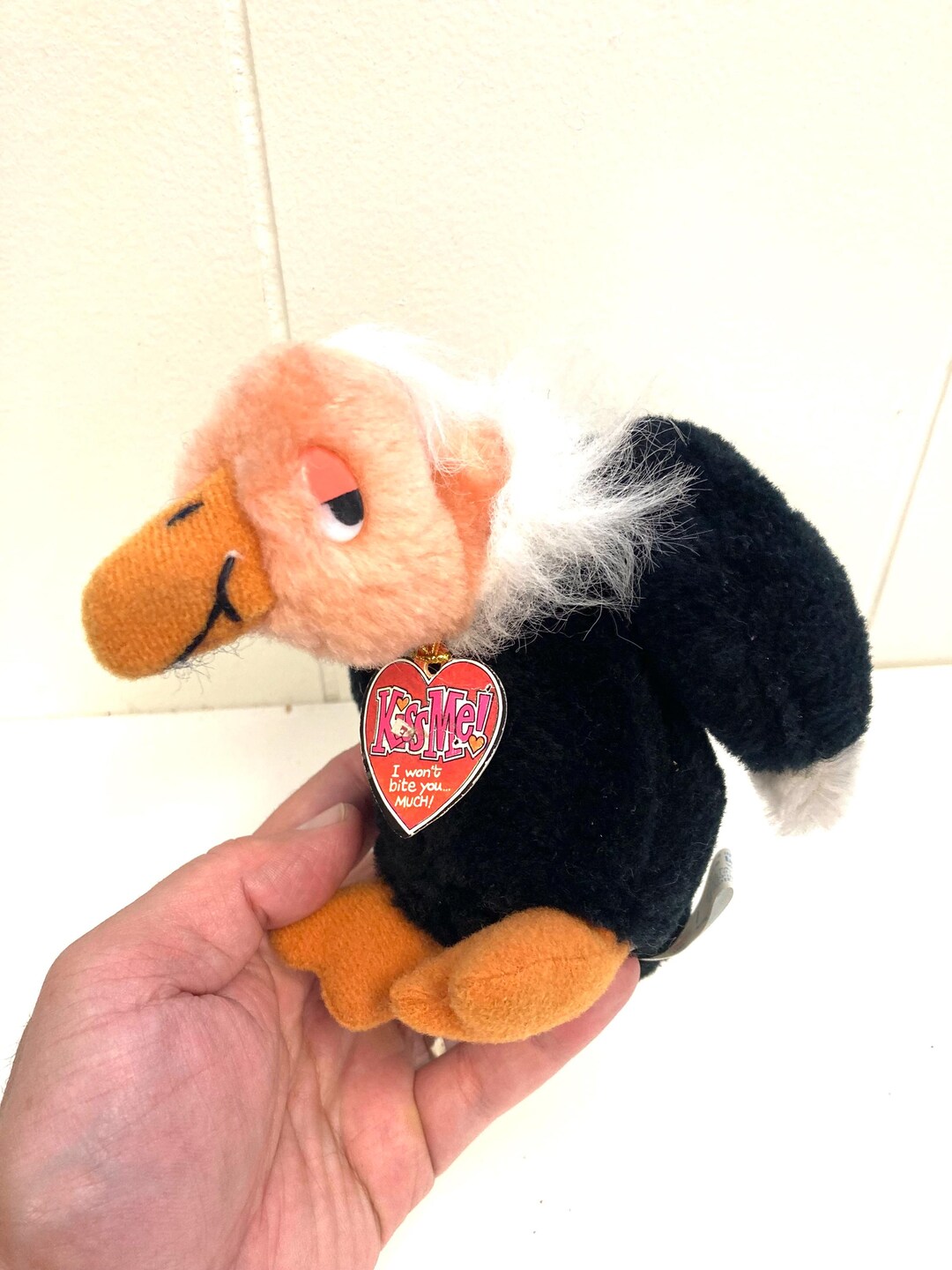 Vintage 1980's Russ Berrie Buzzy the Buzzard Plush Toy Complete With ...