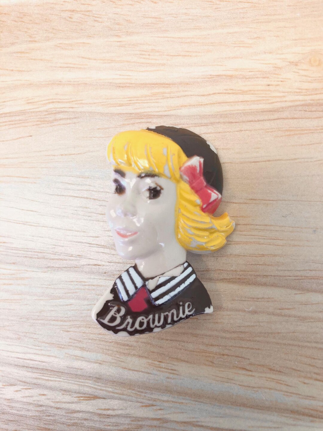 Vintage 1960's-70's Girl Scouts Brownie Pin! - Etsy