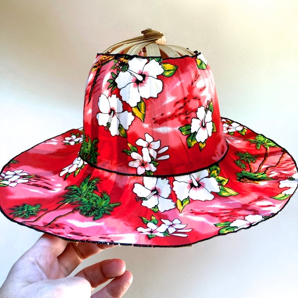 Hawaiian Print Bucket Hat - Etsy