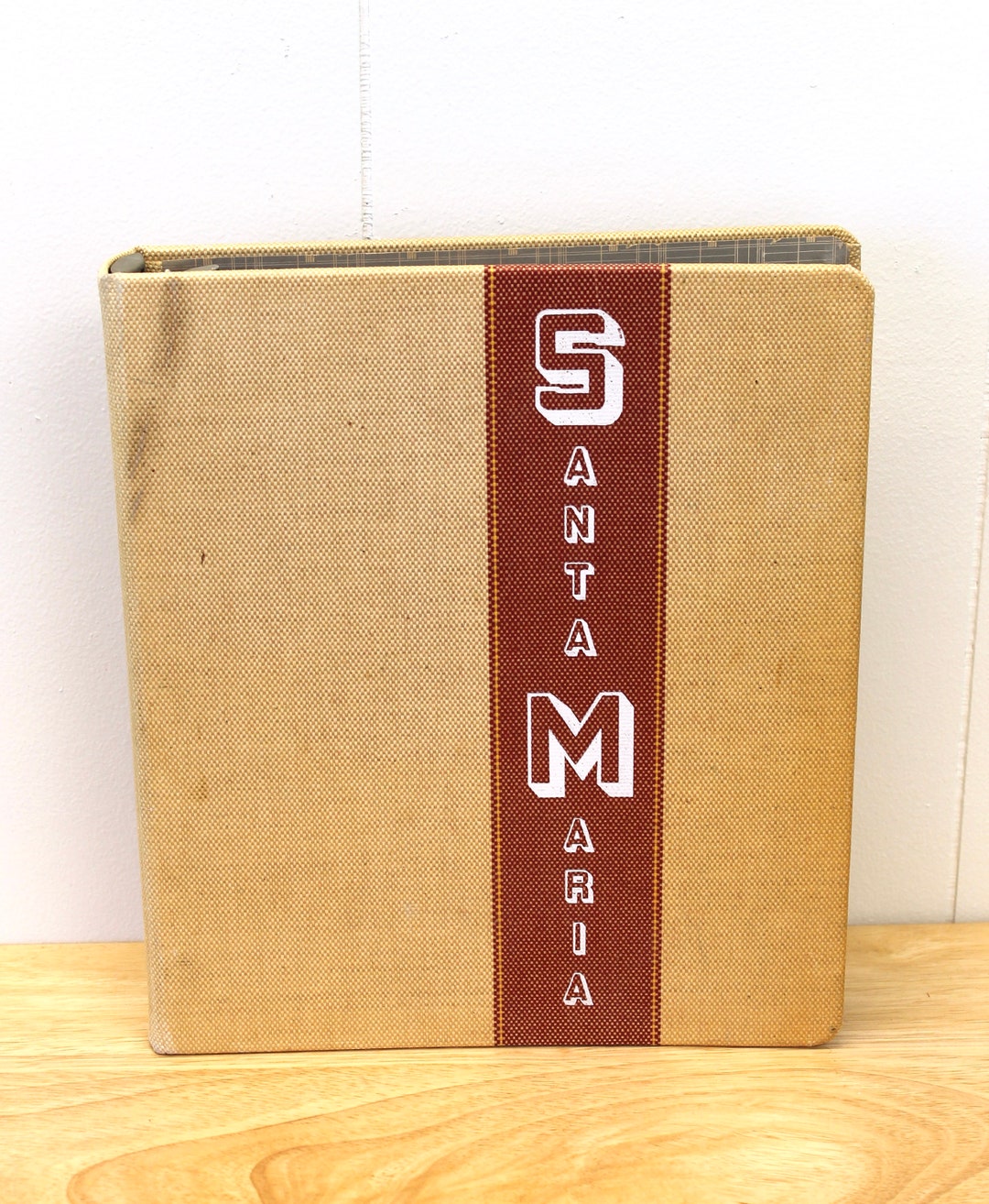 Vintage 1950's High School Binder - Santa Maria High School! - Etsy