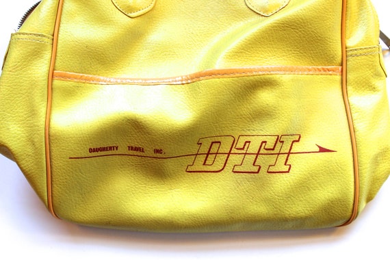 Vintage 1960s DTI Travel Bag with Ticket Holder! Mid … - Gem