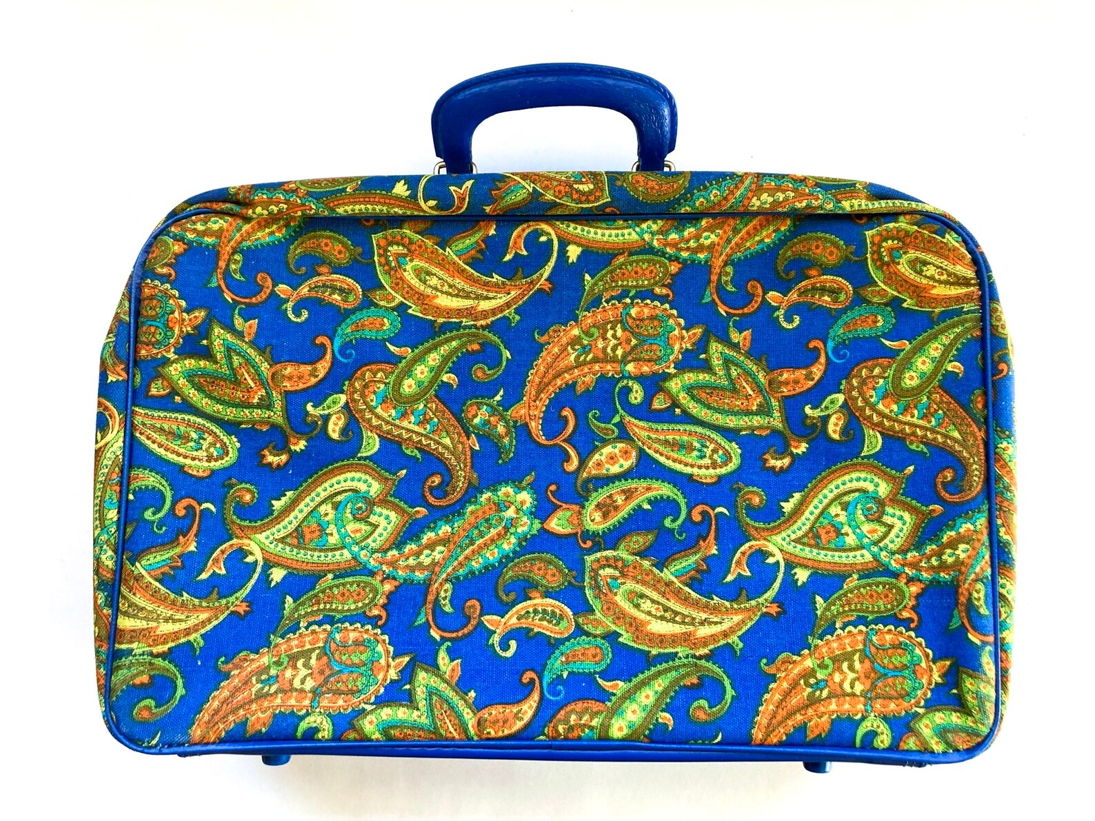 Vintage 1960's Bantam Travelware Paisley Suitcase Super - Etsy