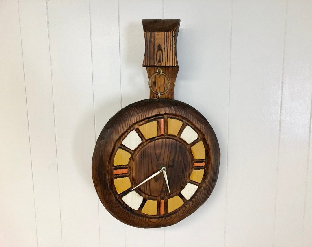 Vintage 1960's/1970's Witco Hanging Wooden Carved Mid Century Modern ...