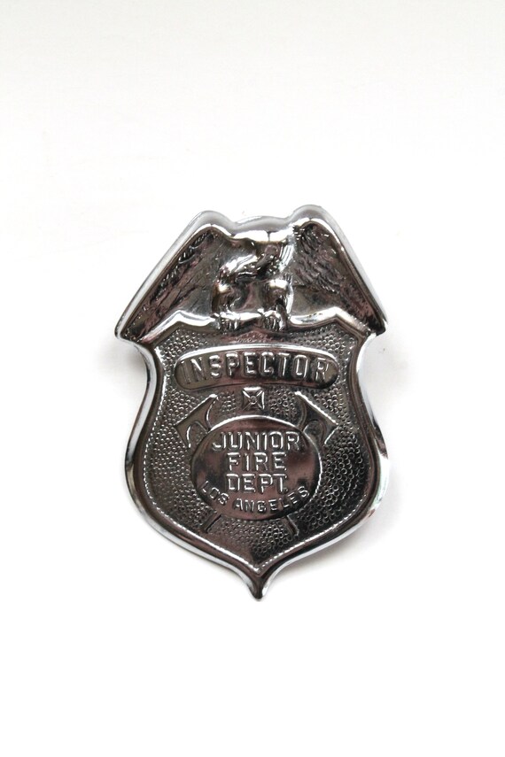 Vintage 1950's Junior Fire Dept. Inspector Pin/badge - Etsy