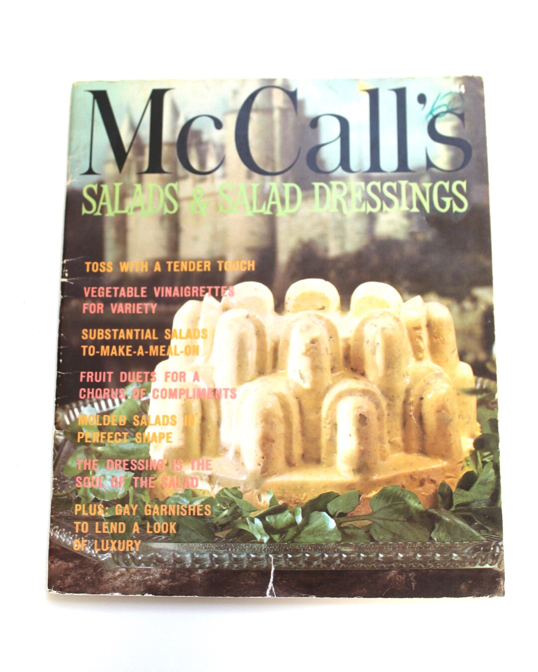 Vintage 1970's Mccall's Salads & Dressing Recipe Magazine! Molded ...