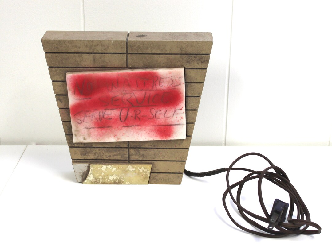 RESERVED for James Vintage 1950's-60's Light-up Restaurant Sign Resto ...