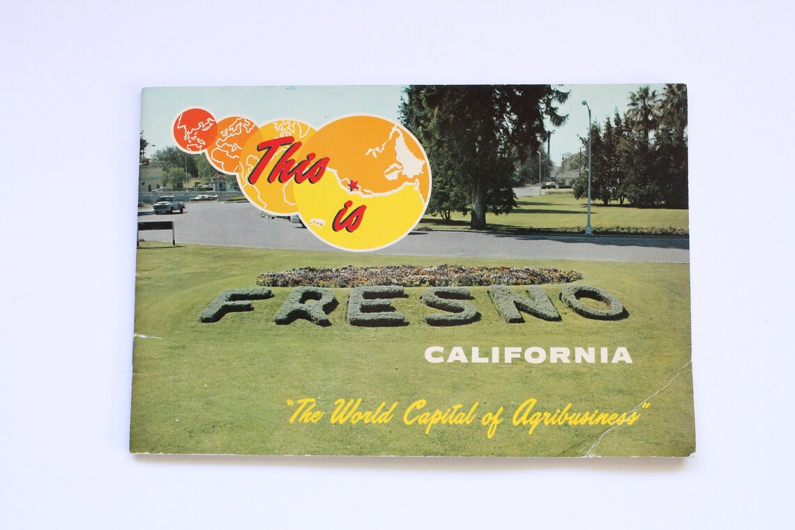 Vintage 1950's Fresno California Program Travel | Etsy