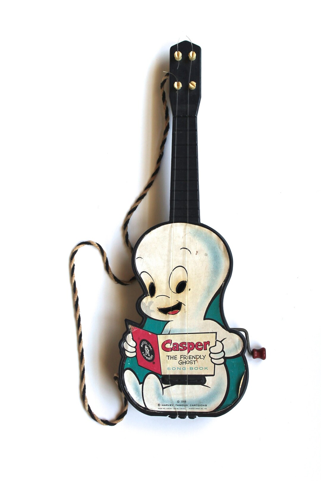 Vintage 1950's Mattel Casper the Friendly Ghost Toy Guitar! - Etsy