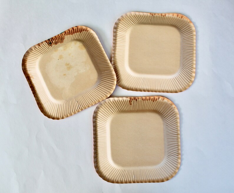 Vintage 1950s Polka Dot Birthday Party Paper Plate Lot of 3 | Etsy