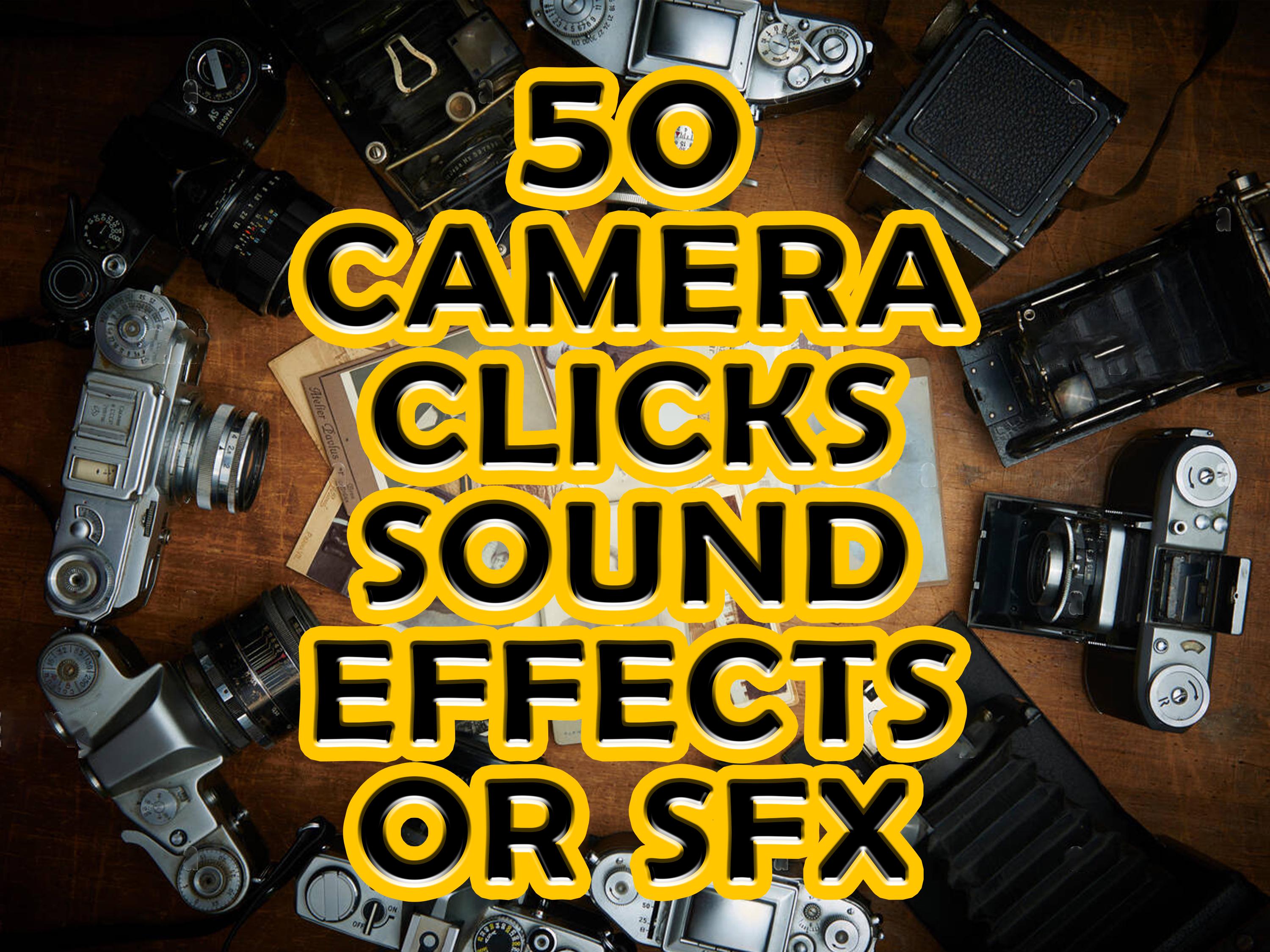 50 Professional Camera Sound Effects – Ultimate SFX Pack for Video ...