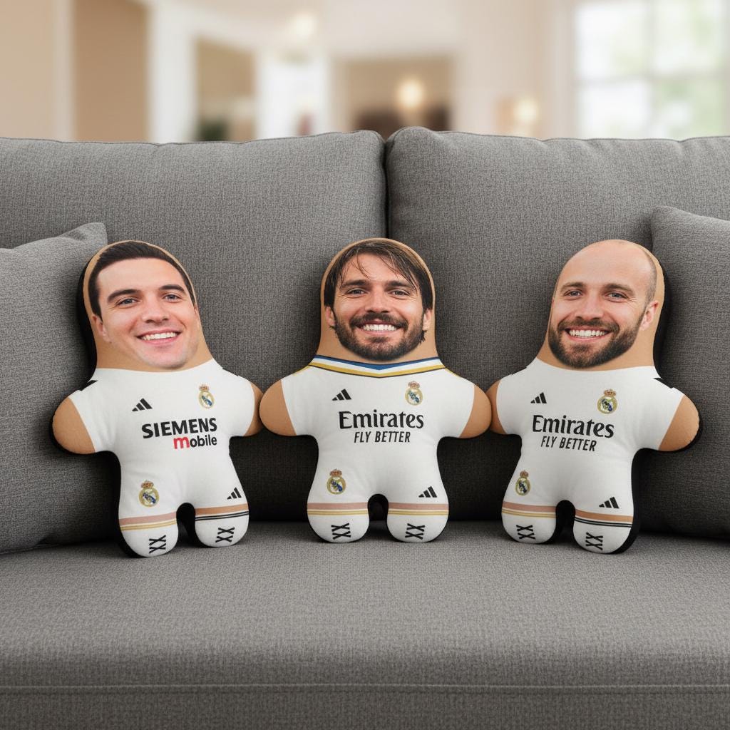 Real Madrid Fan Exclusive Customized Head Pillows, Photo Pillows ...