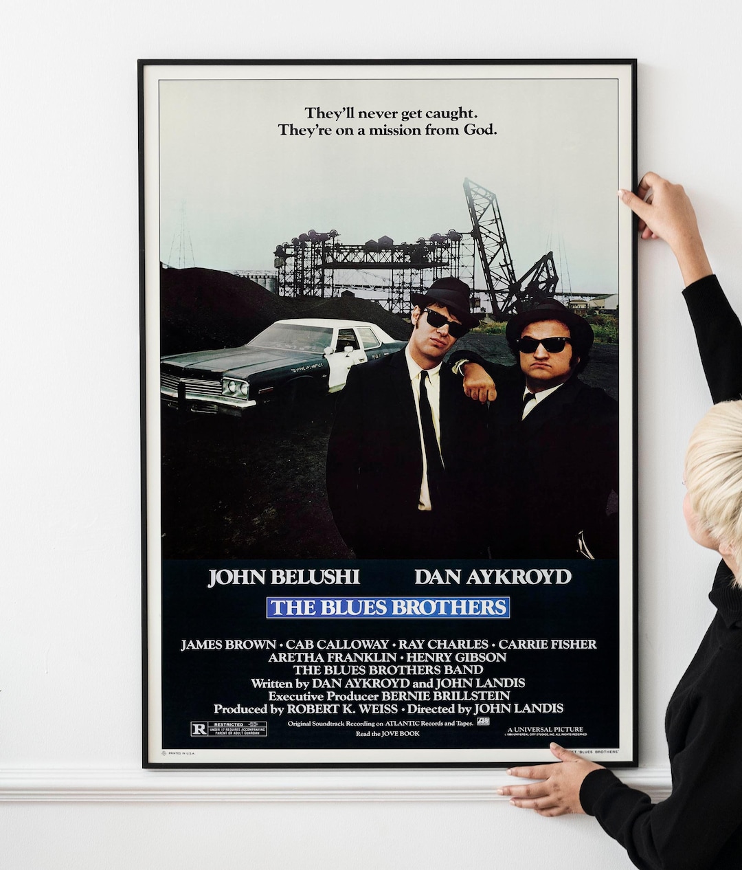 1980 Vintage Comedy Movie Poster – Classic Retro Film Print, Cult ...