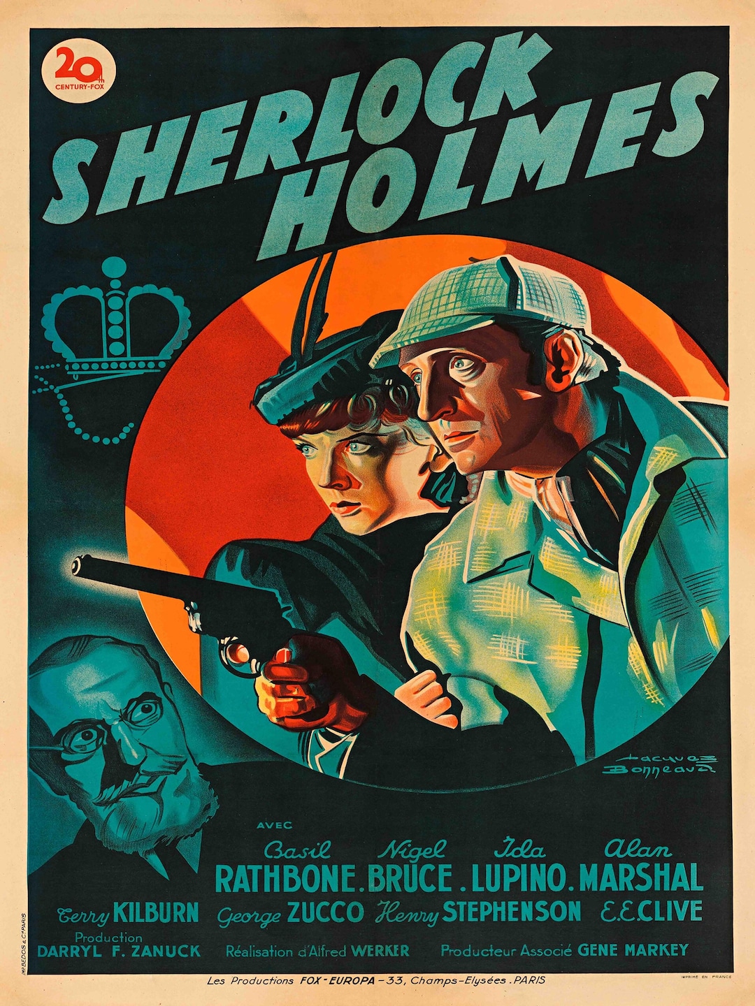 Classic 1939 Mystery Movie Poster – Vintage Crime Drama Print, Retro ...