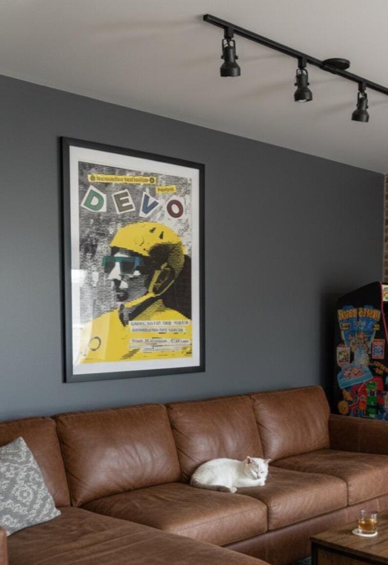 1980s New Wave Concert Poster – Vintage Synth Rock Live Music Print - Etsy