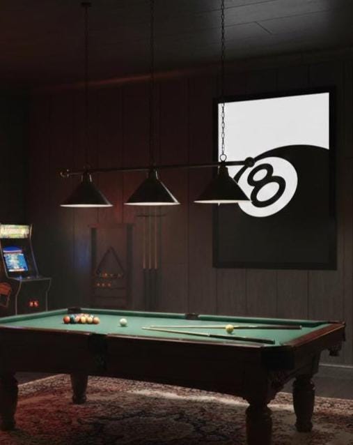 Vintage Style 8 Ball Poster – Classic Retro Pool Hall Wall Art ...