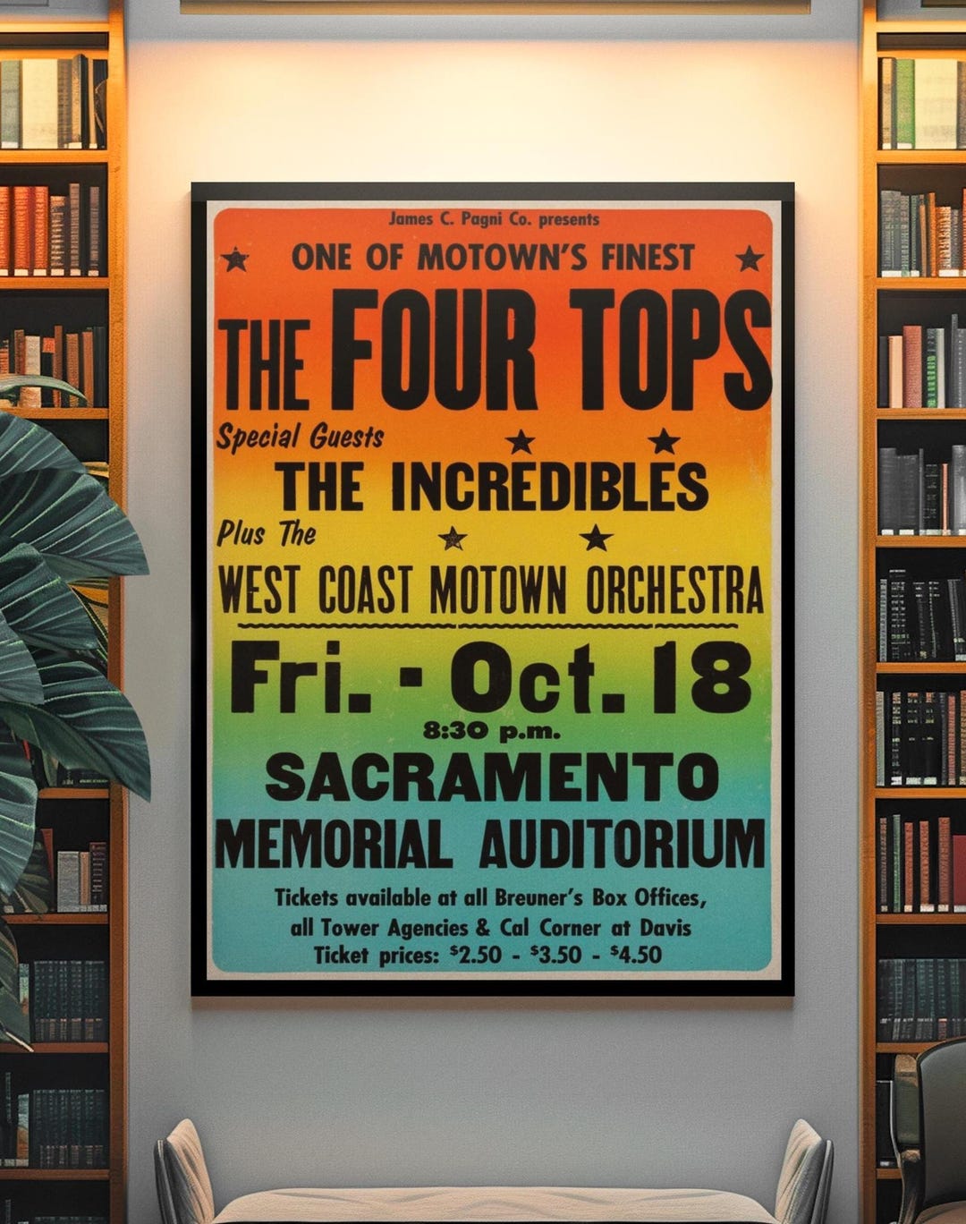 Three Motown Soul and Funk Music Wall Art – Vintage Soul, R&B, Disco ...