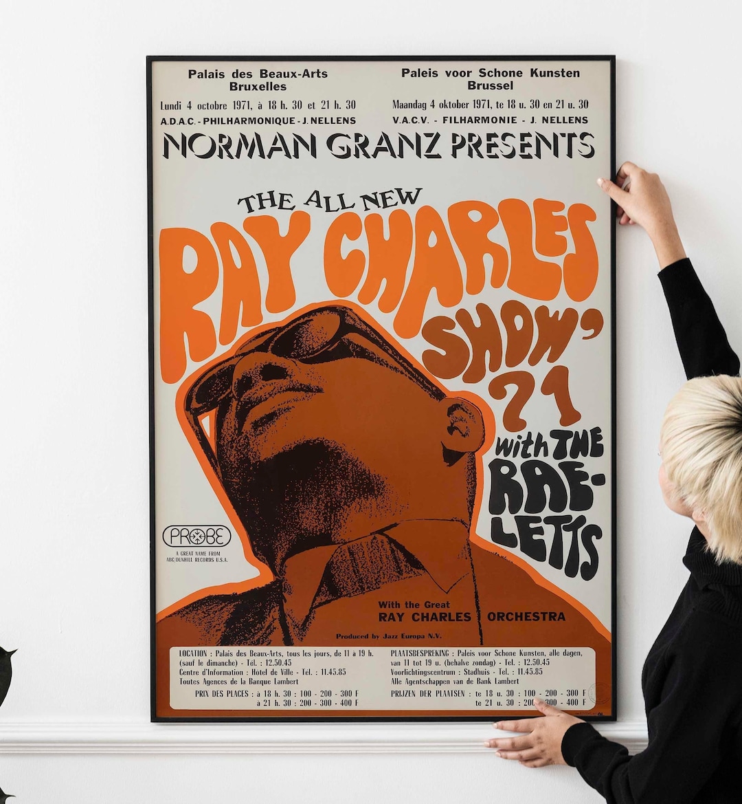 18x24 FRAMED 60s Jazz and Blues Poster – Vintage Bebop Blues Rnb ...