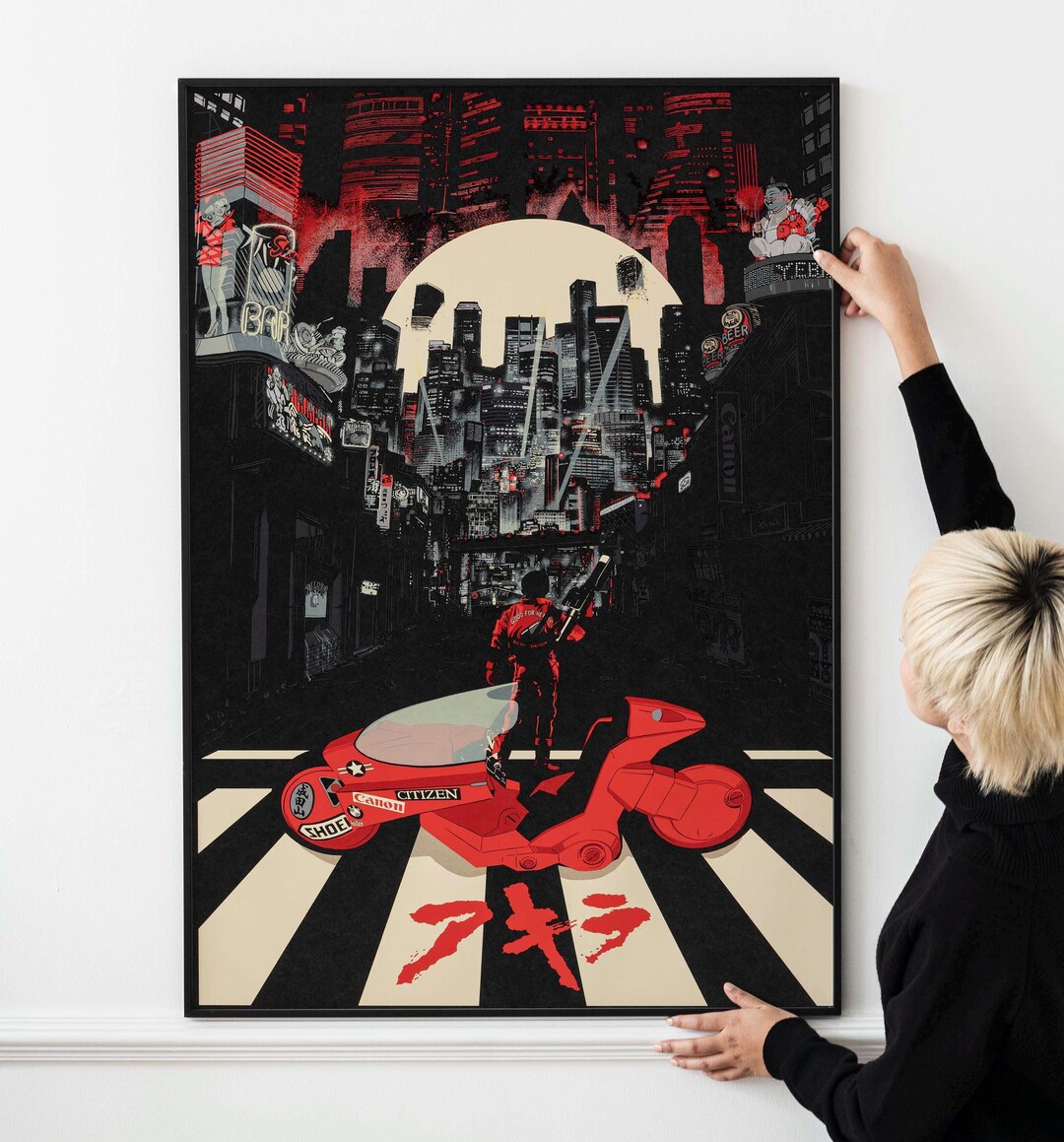 2x Vintage Anime & Manga Poster – Classic Japanese Comic Art, Retro ...