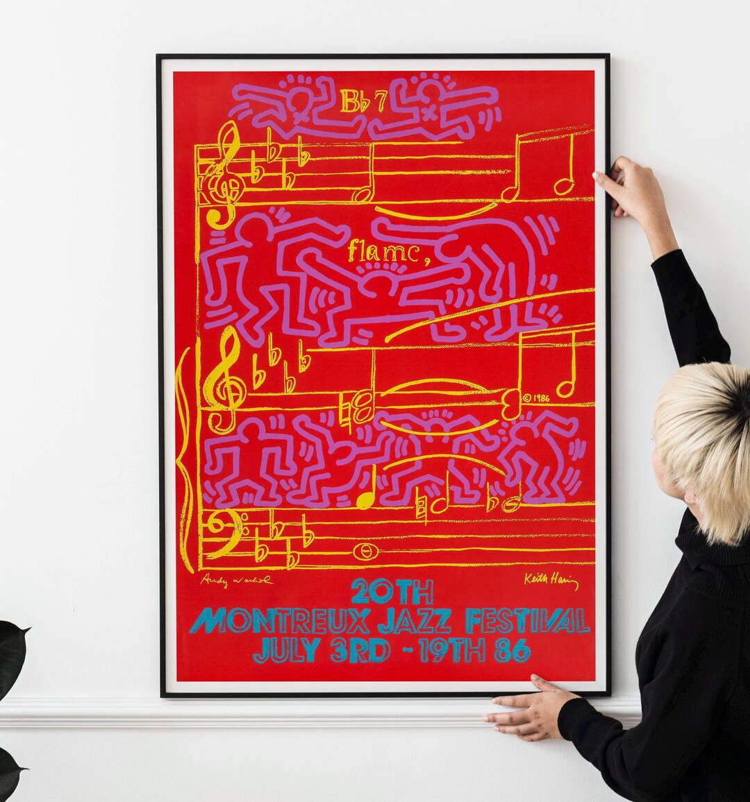 1980s Jazz Festival Poster – Vintage Concert Print, Retro Music ...