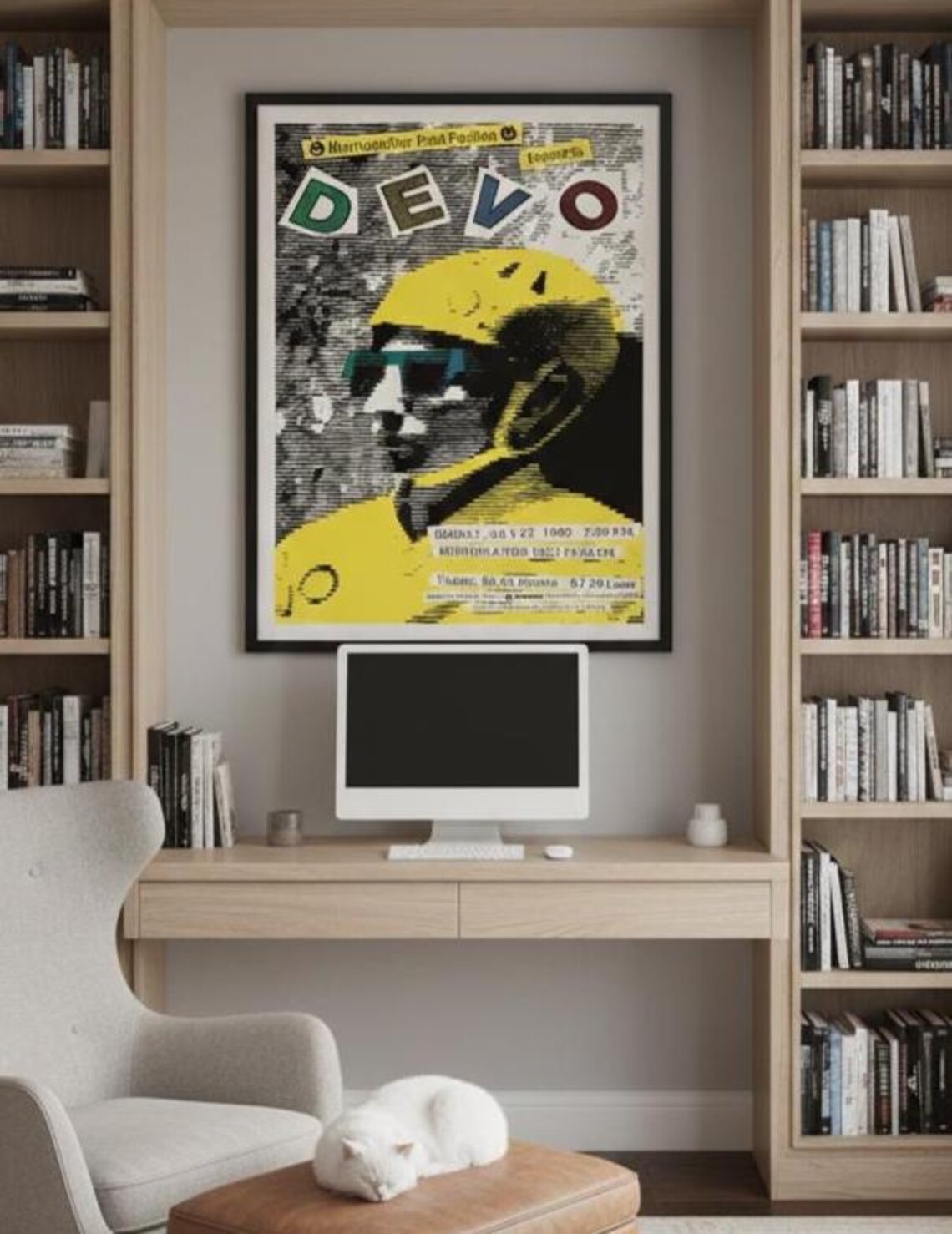 1980s New Wave Concert Poster – Vintage Synth Rock Live Music Print - Etsy