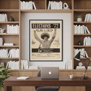 Angela Davis Civil Rights Poster – 1970s Revolutionary Black Power ...