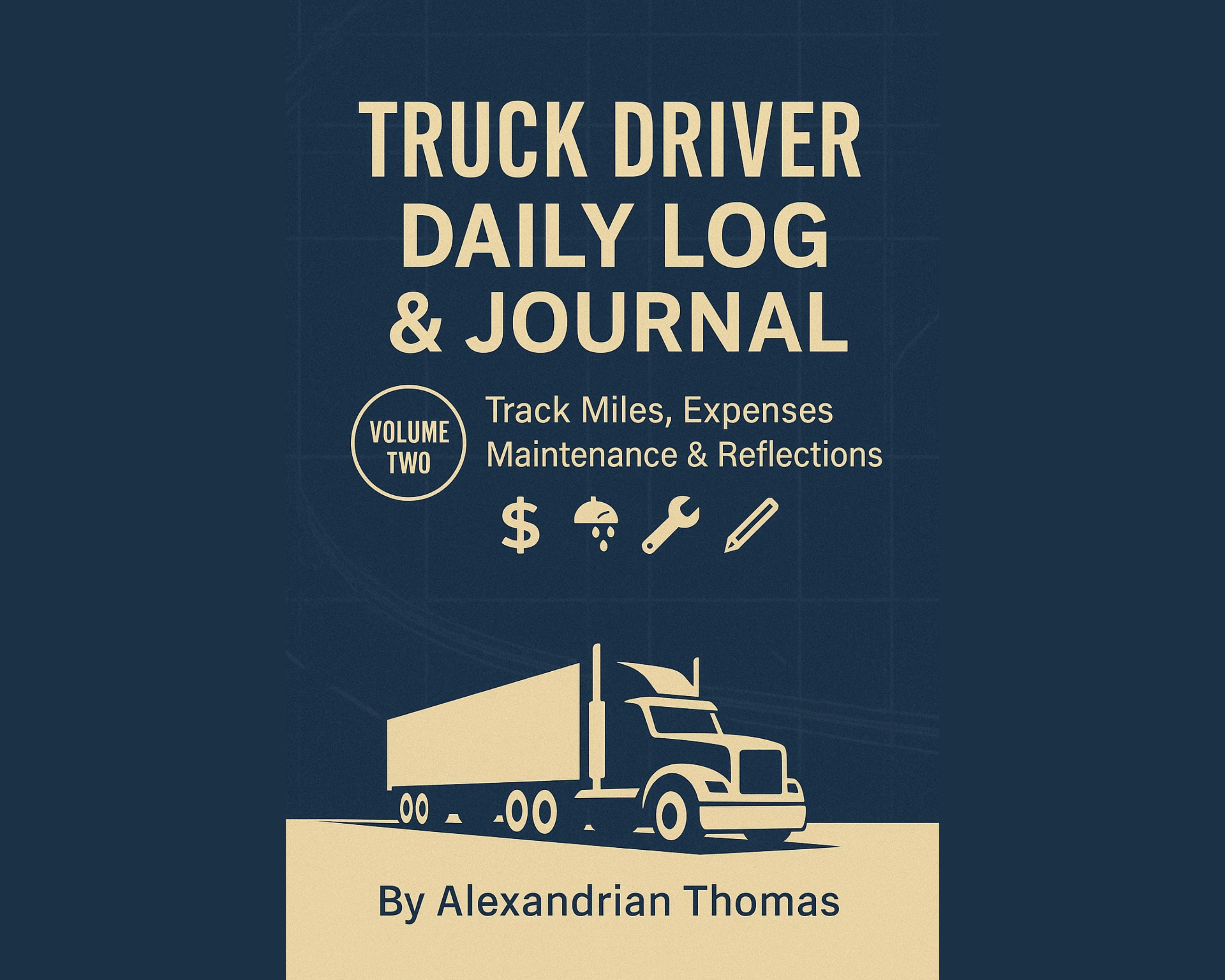 Truck Driver Daily Log Journal: Printable Trucker Logbook (PDF Download ...