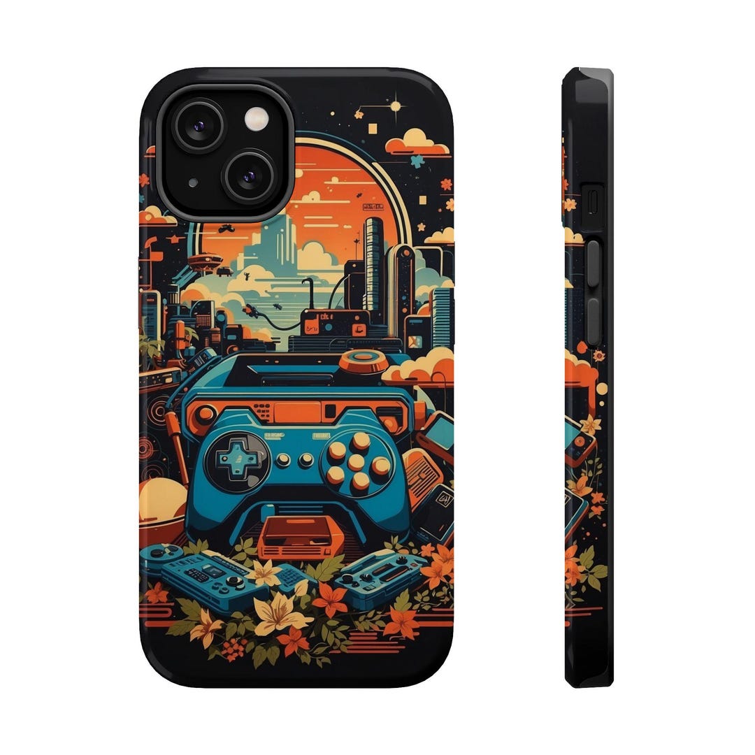 Retro Gamer Magnetic Tough Cases, Video Game Phone Case, Gaming Gift ...