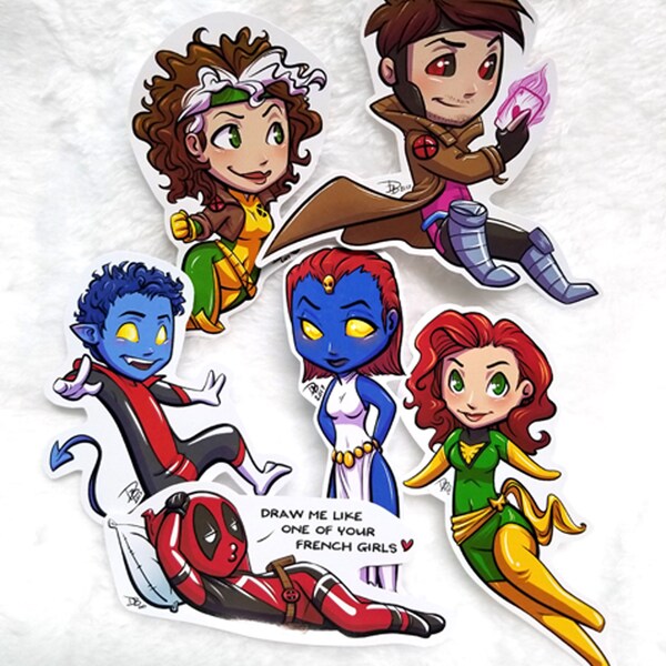 X Men Stickers - Etsy