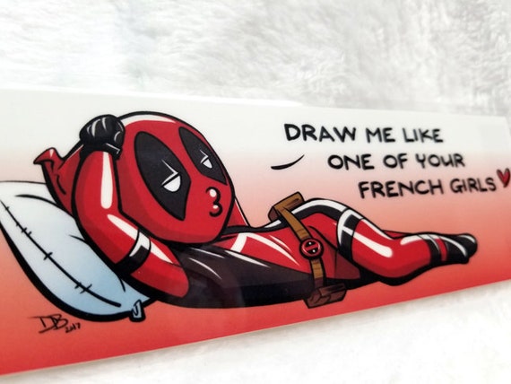 Deadpool Bookmark | Etsy