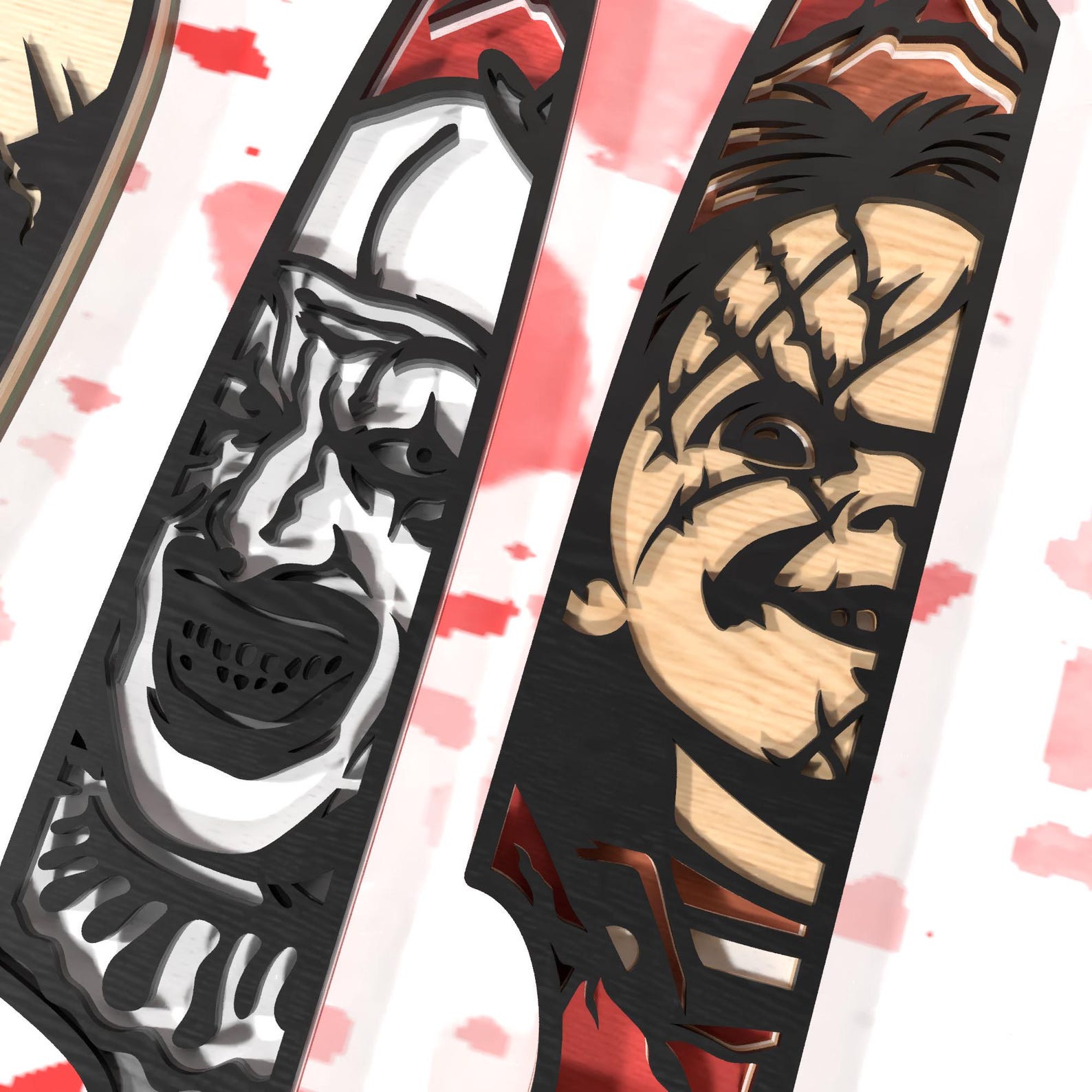 Slasher Movie Knife SVG Bundle, a Laser Cut File for Horror Wall Art ...