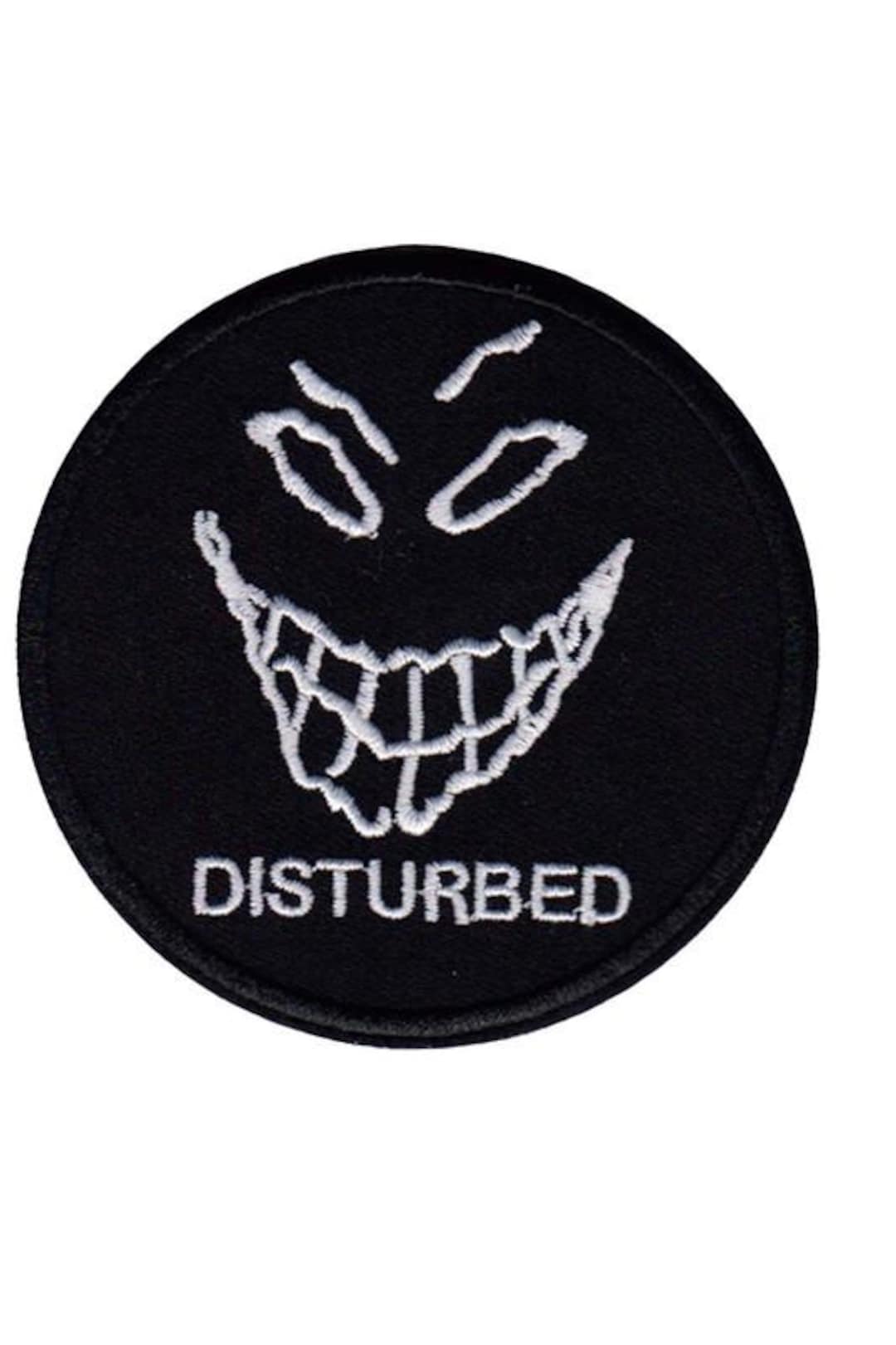 Disturbed Smile Us Metal Band Embroidered Patch Badge Applique Iron on ...