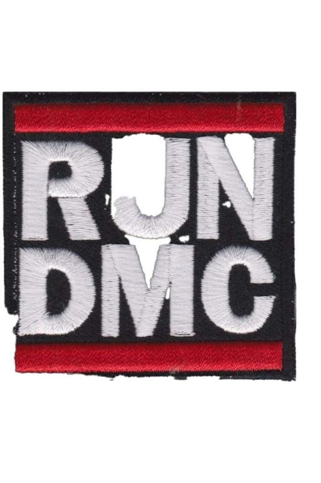 Run Dmc Small Black Embroidered Patch Badge Applique Iron on 382917 - Etsy