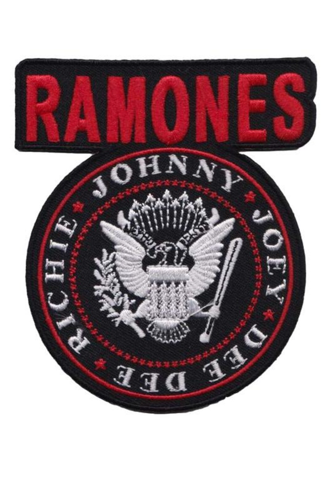 Ramones Hq Round Embroidered Patch Badge Applique Iron on 382845 - Etsy