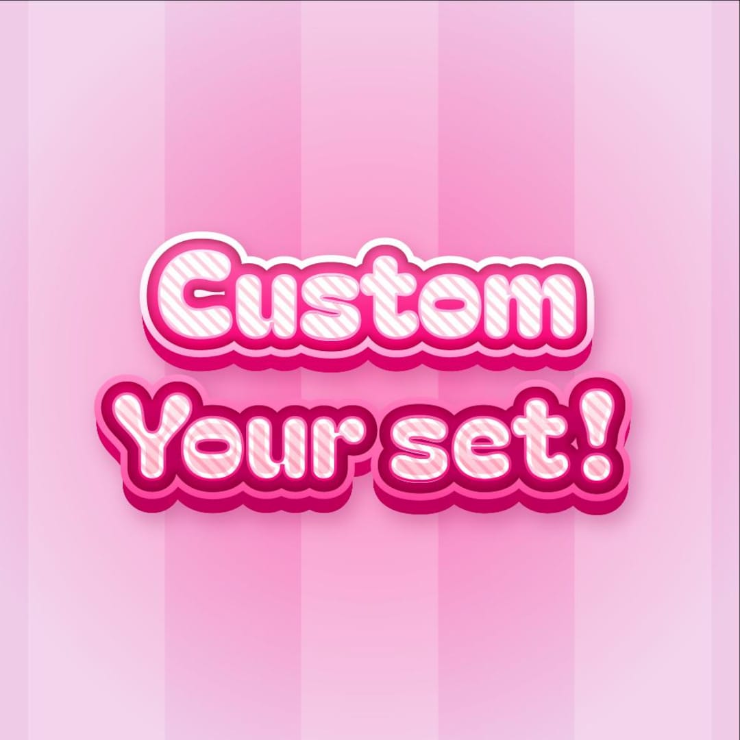 Message Me First - Custom Your Set | Not Eligible for Discounts - Etsy