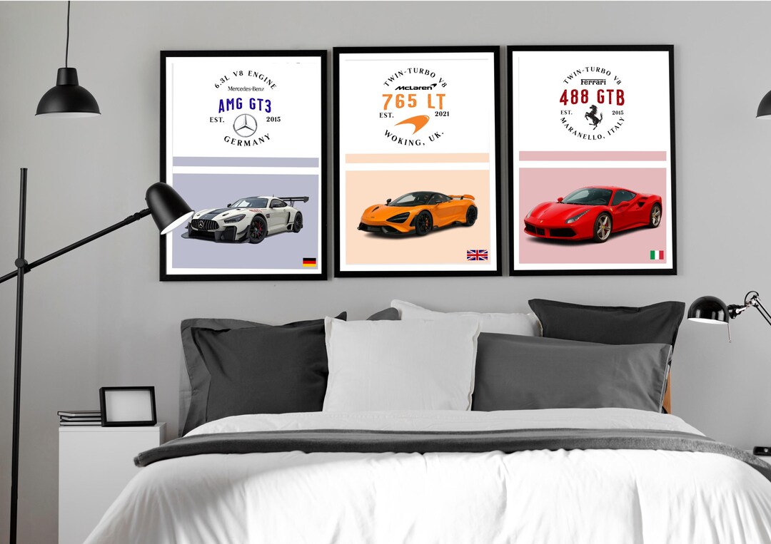 Mclaren 765 LT Sports Car Posters - Etsy