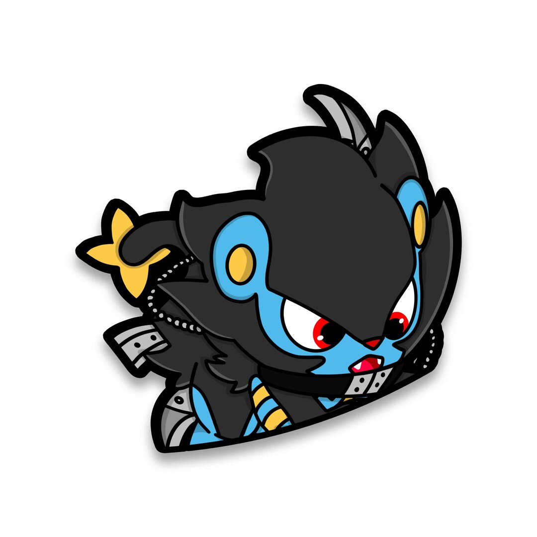 Black Star X Luxray Sticker - Etsy