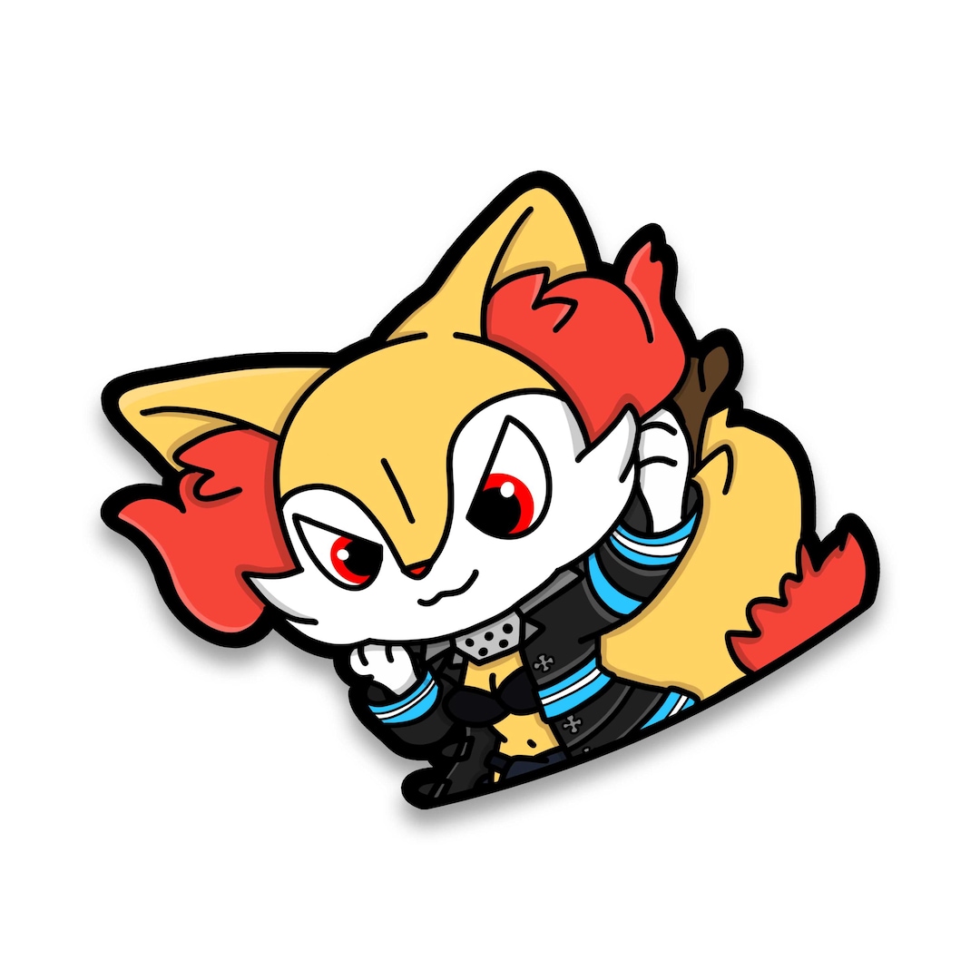 Tamaki X Braixen Sticker - Etsy