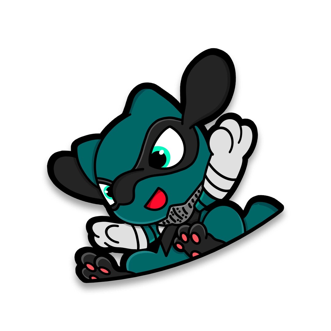 Deku X Riolu Sticker - Etsy