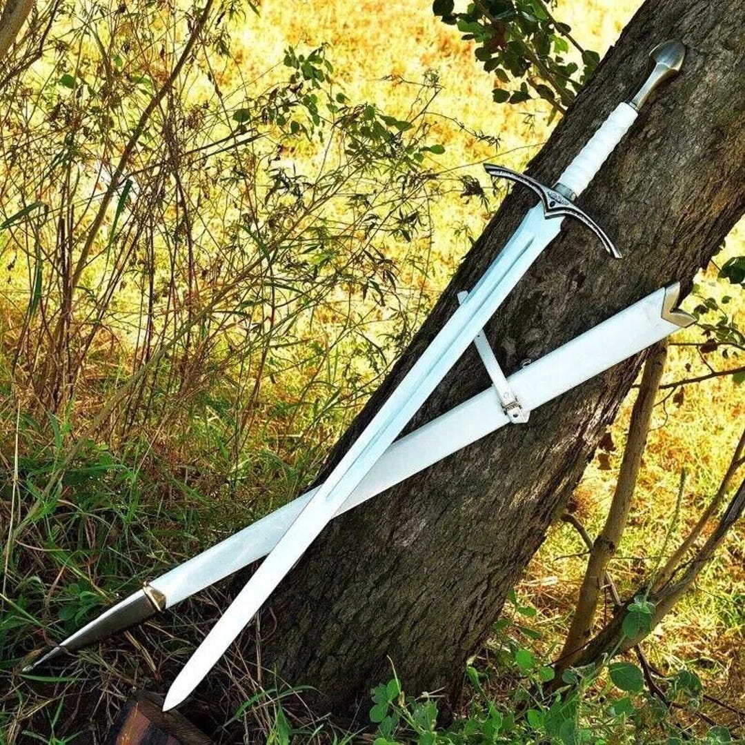 Elven King Long Sword Gift – Custom Handmade Stainless Steel Fantasy ...