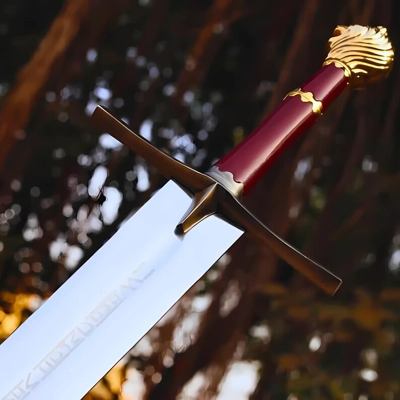 Handmade Fantasy Medieval Sword With Wooden Handle – Decorative ...