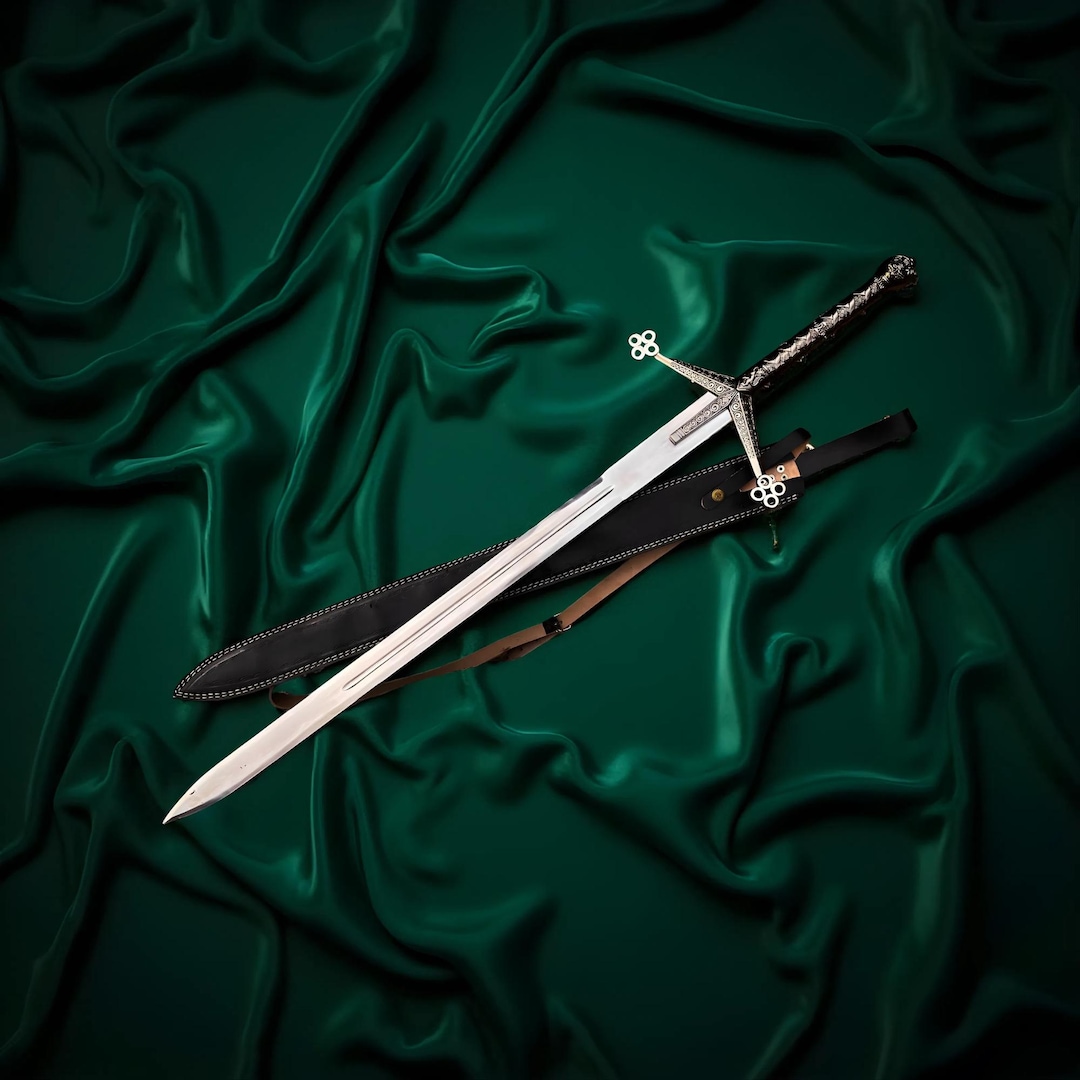 Handcrafted Scottish Claymore Style Sword – Decorative Two-handed ...