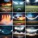 Baseball Stadium Backgrounds: Lights, Field, Softball Backdrop (JPG ...
