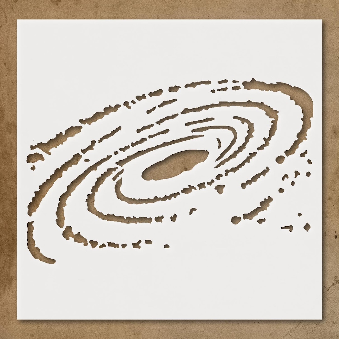Galaxy Stencil Art for Cosmic Home Decor - Unique Celestial Patterns ...
