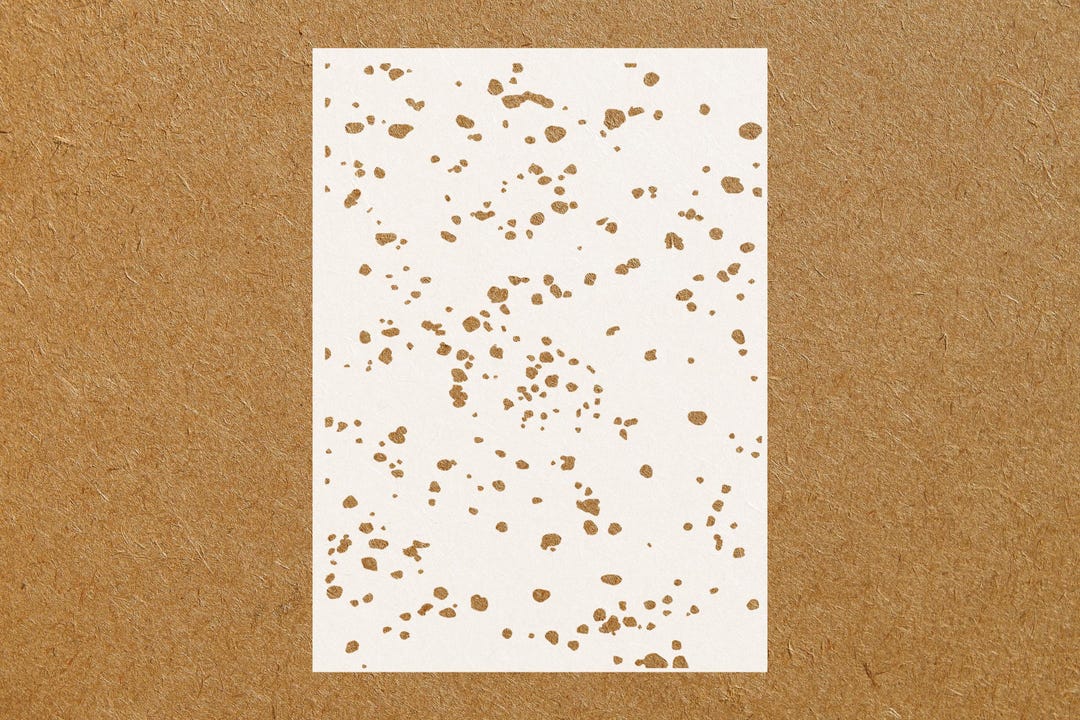Reusable Paint Splatter Stencil for Wall and Paper Art – Abstract ...